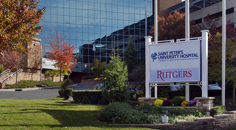 St Peters Hospital Sign Siteman Cancer Center's Expansion Project